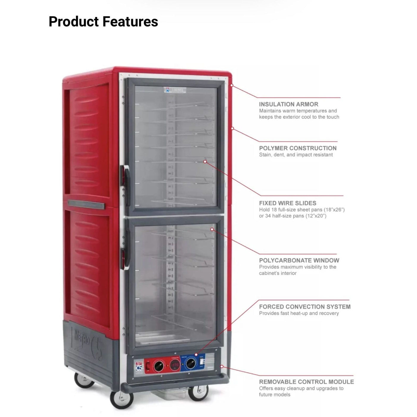 Metro C5 3 Series Full-Height Heated Holding Cabinet #C539-HFC-4 ...