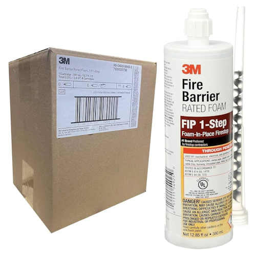 3M Fire Barrier FIP 1-Step Firestop Foam 12.85oz, 12/Case, Sold as a ...
