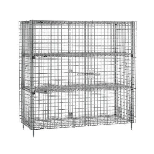 Metro Super Erecta Chrome Security Shelving Unit | Lockable Wire ...