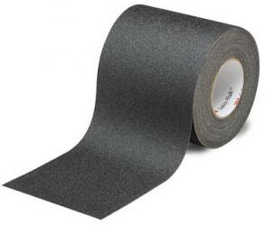 3M Safety-Walk Slip-Resistant General Purpose Tread 610, Black, 4 in x ...